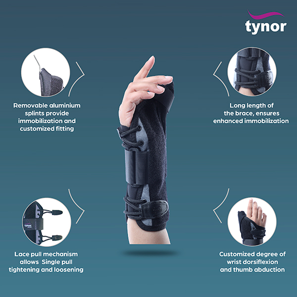 Tynor Wrist Splint With Thumb – iMediCart E Pharmacy